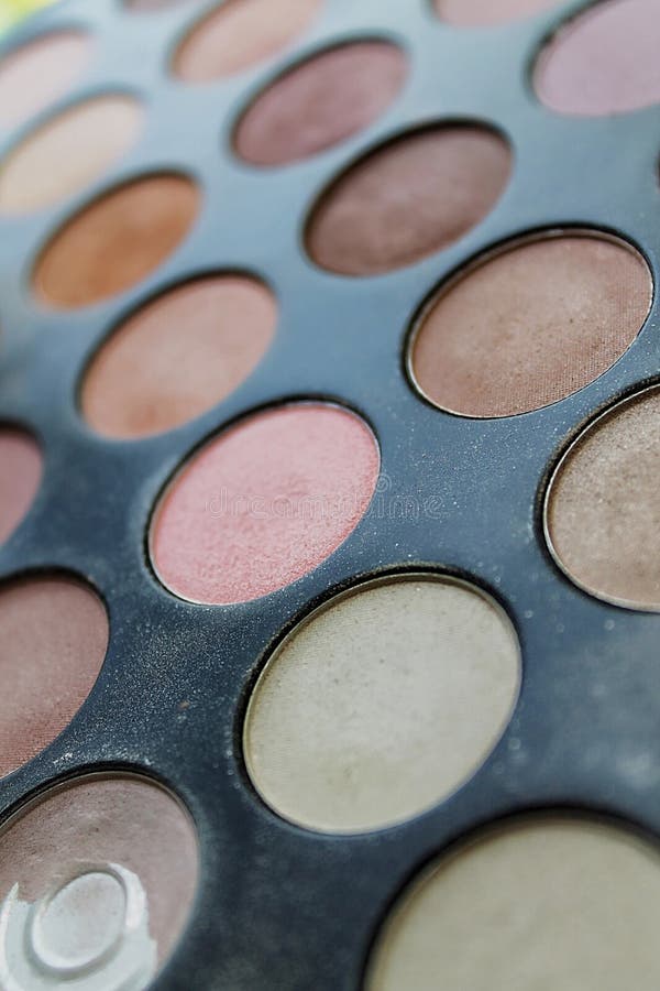 Eyeshadow set stock image. Image of brush, evening, beautiful - 96515723