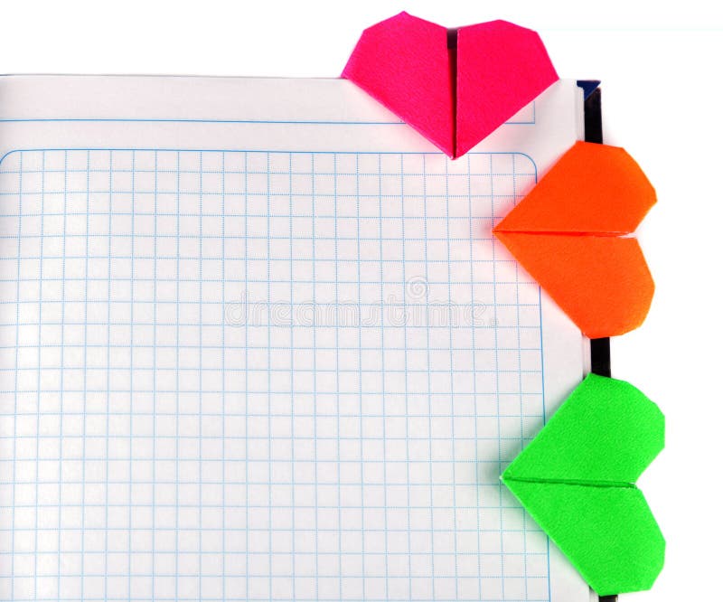 Multicolored Paper Homemade Bookmarks Stock Image - Image of bookmarks ...