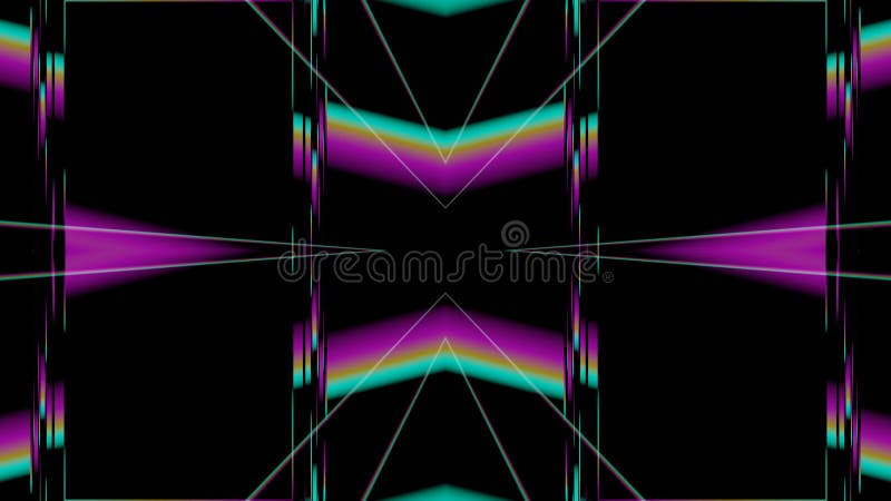Multicolored Pattern on Black Background Stock Video - Video of dynamic ...