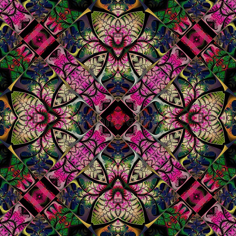 Multicolored Pattern of the Leaves. Collection - Tree Foliage Stock ...