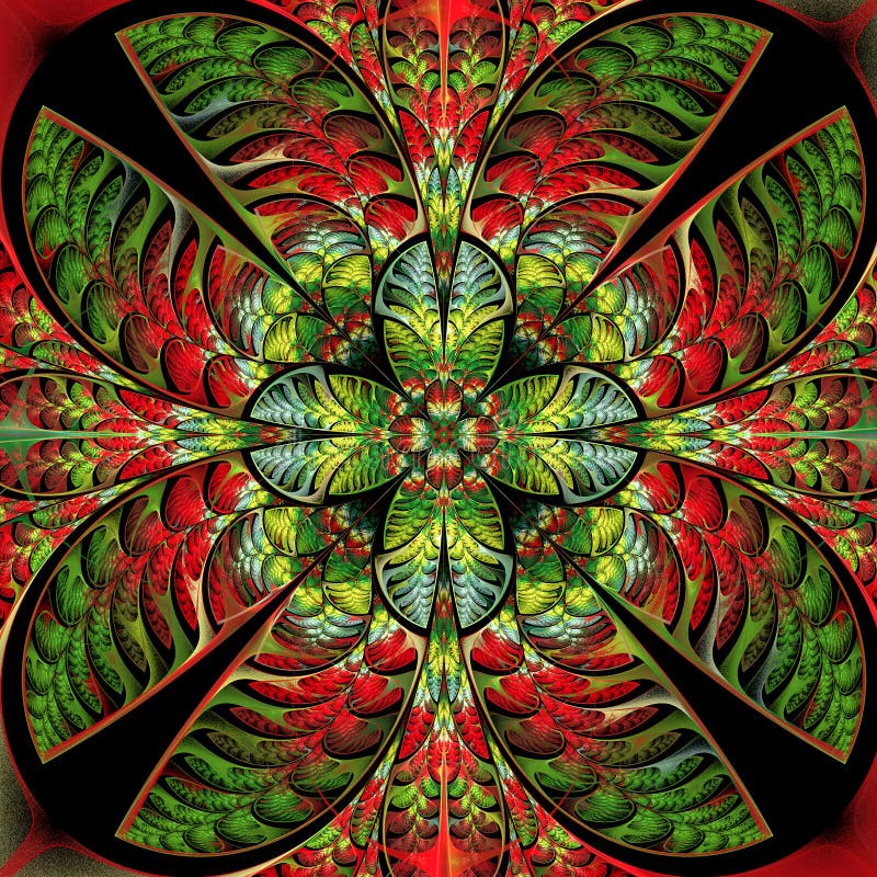 Multicolored Pattern of the Leaves. Collection - Tree Foliage Stock ...