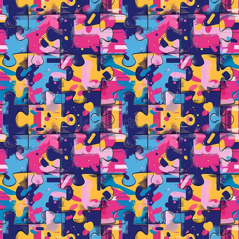 Multicolored Pattern of Various Shapes and Sizes Stock Image - Image of ...