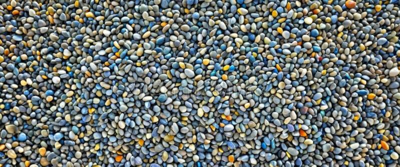 Multicolored Pebbles in Various Shapes and Sizes Stock Image - Image of ...