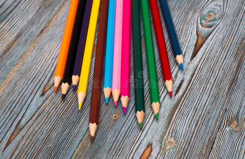 Pencils. Drawing with a Pencil. Learning To Draw Stock Photo - Image of ...