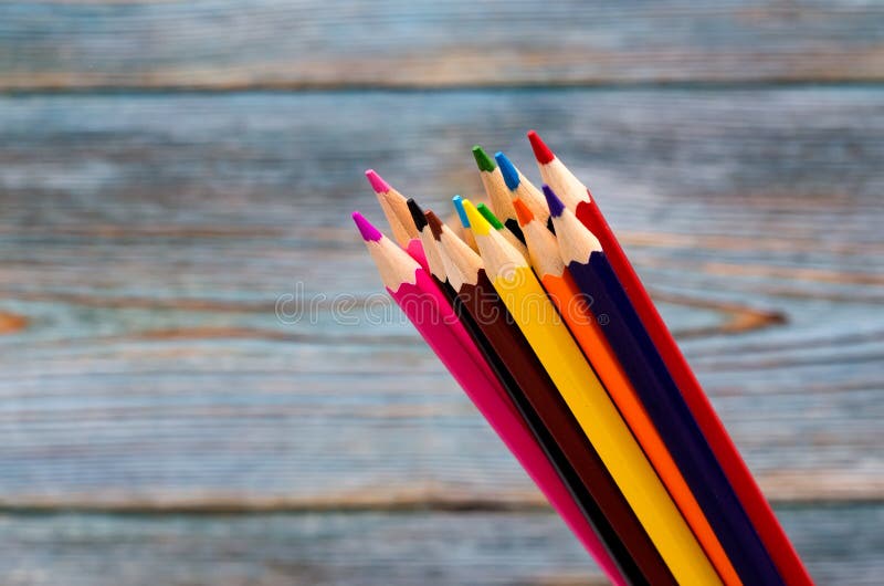 Pencils. Drawing with a Pencil. Learning To Draw Stock Photo - Image of ...