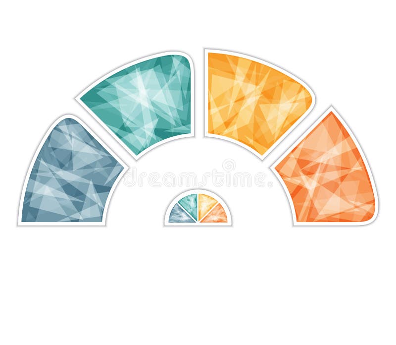 Raster Template for Infographics 10 Positions. Colored Buttons on a ...