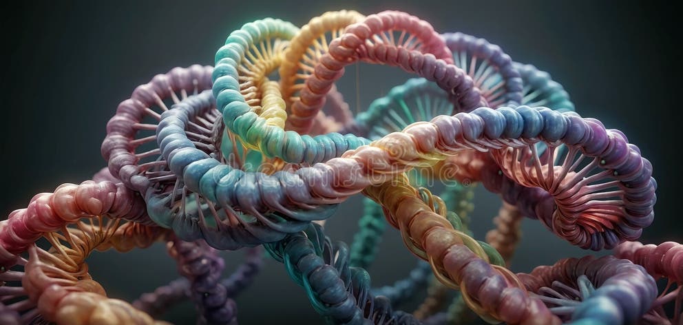 Multicolored Polynucleotide Consisting of Polymers Forming Protein ...