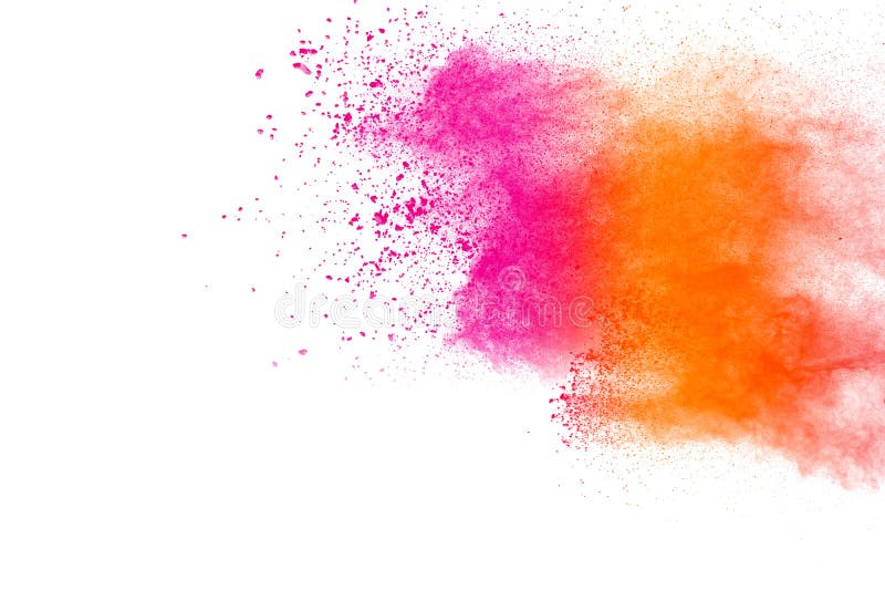 Red color powder explosion stock illustration. Illustration of design ...