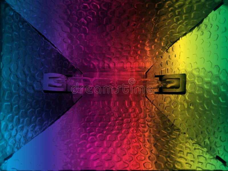 Multicolored Prism with Circular Patterns Stock Image - Image of ...