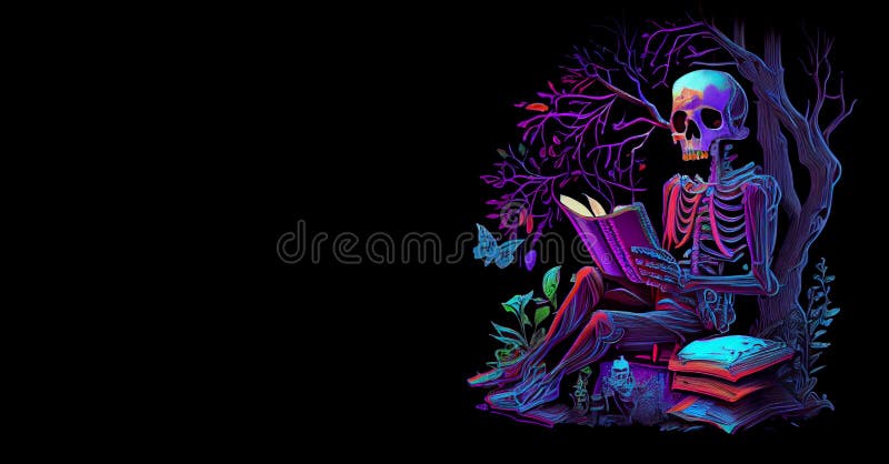 Psychedelic Skeleton Stock Illustrations – 444 Psychedelic Skeleton ...
