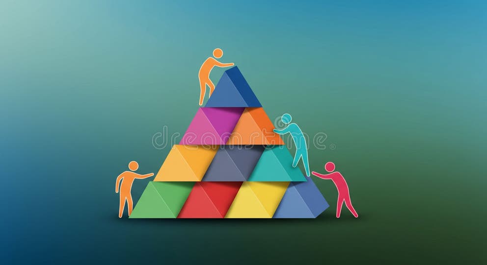 Climbing Block Pyramid Stock Illustrations – 18 Climbing Block Pyramid ...