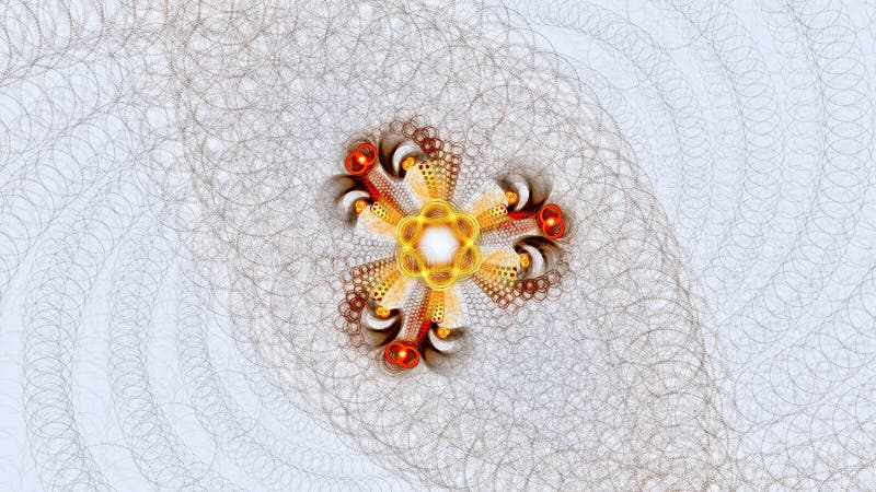 Multicolored Quantum Spinning Wheel Stock Illustration - Illustration ...