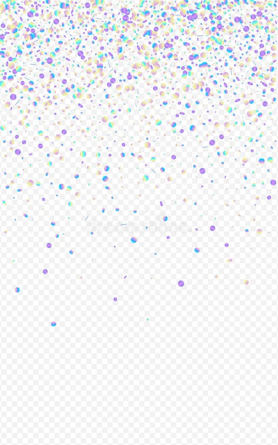 Multicolored Rain Fun Transparent Background. Stock Vector ...