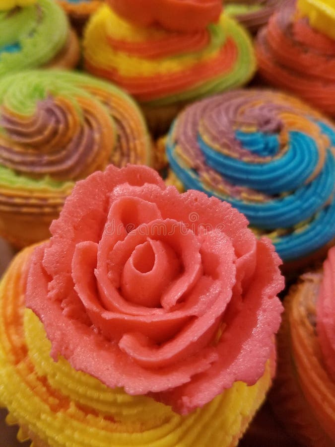 Buttercream Icing Roses stock photo. Image of roses - 119361616
