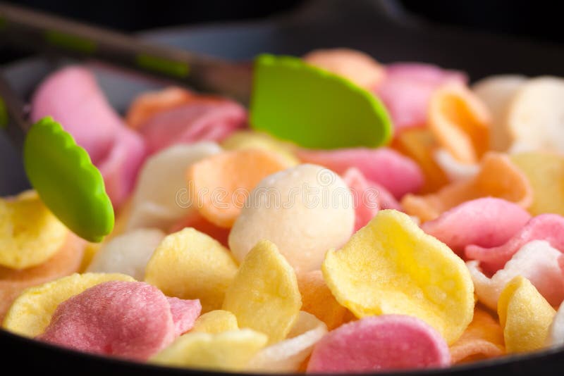 Rice chips stock image. Image of object, colorful, cuisine - 100061881