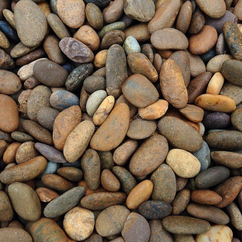Multicolored river pebbles stock image. Image of design - 154059075