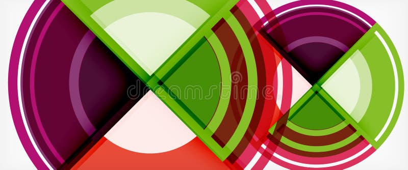 Multicolored Round Shapes Abstract Background Stock Vector ...