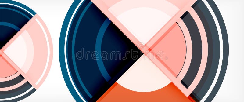 Multicolored Round Shapes Abstract Background Stock Vector ...