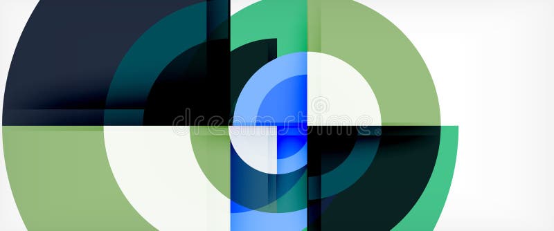 Multicolored Round Shapes Abstract Background Stock Vector ...