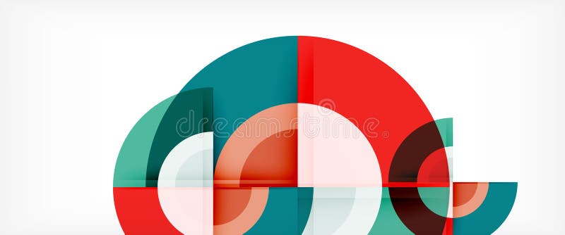 Multicolored Round Shapes Abstract Background Stock Vector ...