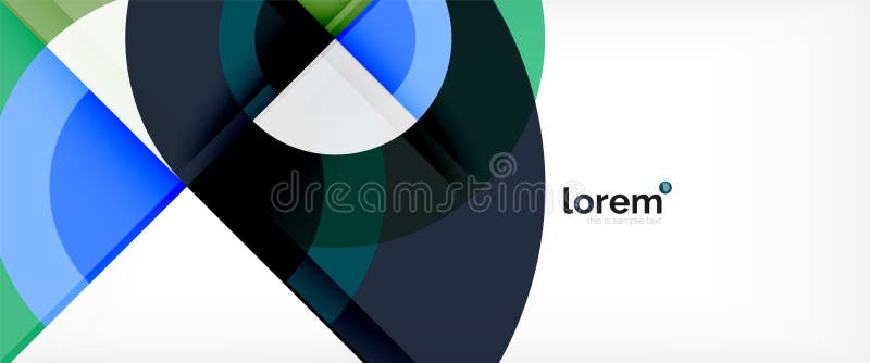 Multicolored Round Shapes Abstract Background Stock Vector ...