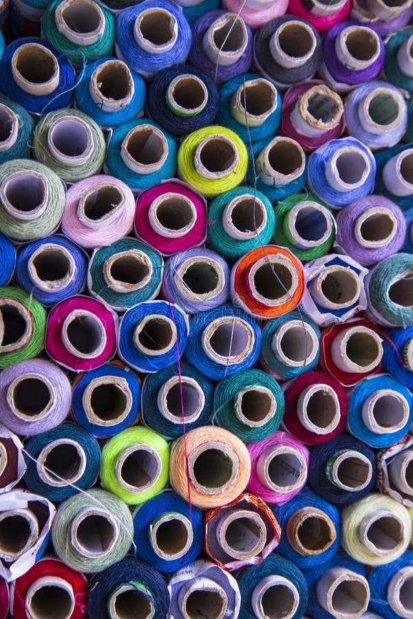 Multicolored Sewing Threads Pattern Texture Can Be Used As a Background ...