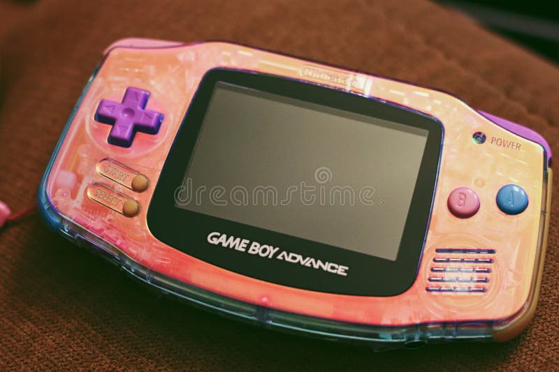 Modded Gameboy advance stock image. Image of gameboy - 346918005
