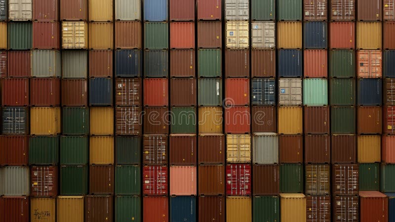 Multicolored Shipping Containers Stock Illustrations – 382 Multicolored ...