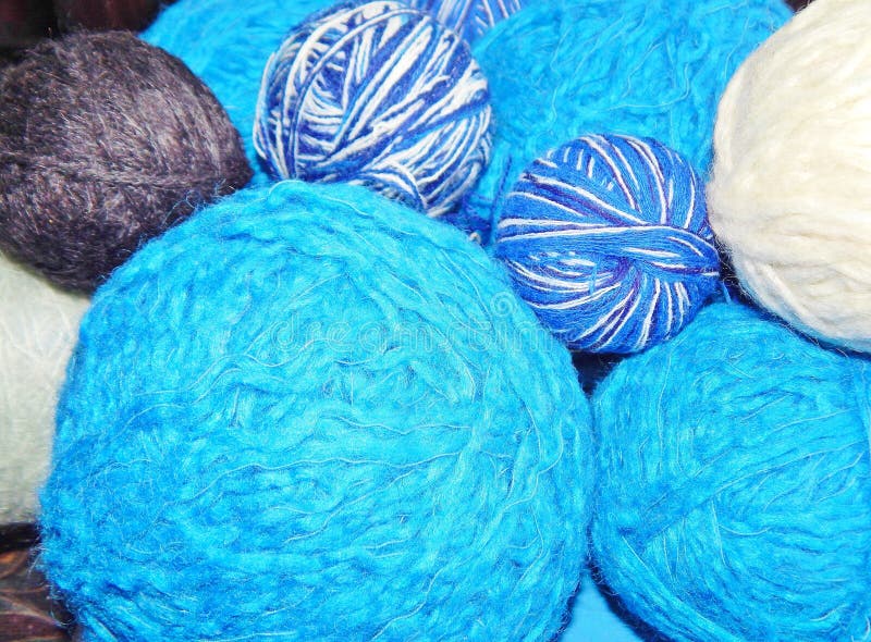 Ball of wool for knitting stock image. Image of clew - 110864779