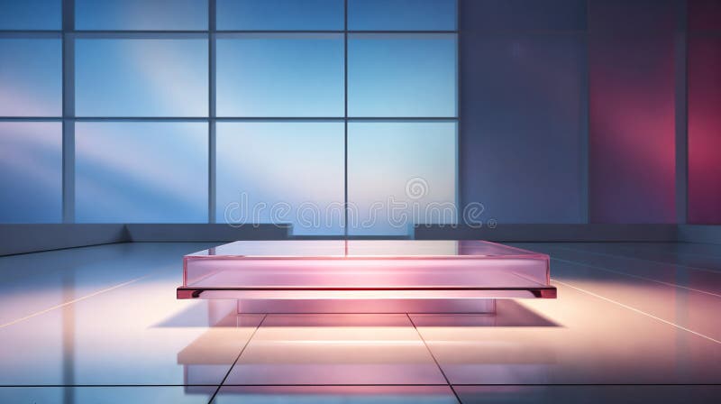 Multicolored Simple Mockup, Product Display Podium. AI Generative Stock ...