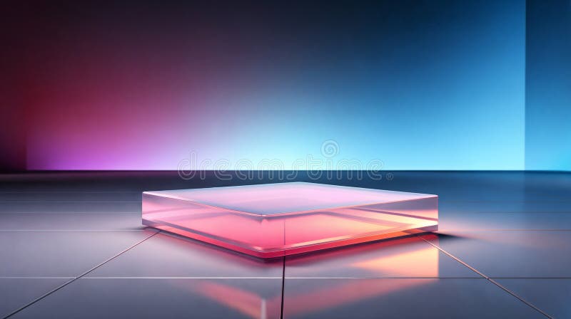 Multicolored Simple Mockup, Product Display Podium. AI Generative Stock ...