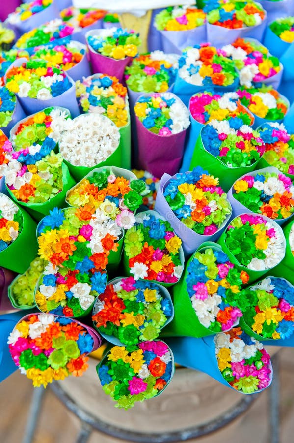 Multicolored small flowers stock photo. Image of bright - 51115558