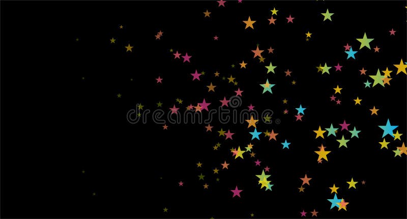 Multicolored Small Stars Abstract Art Background Stock Vector ...