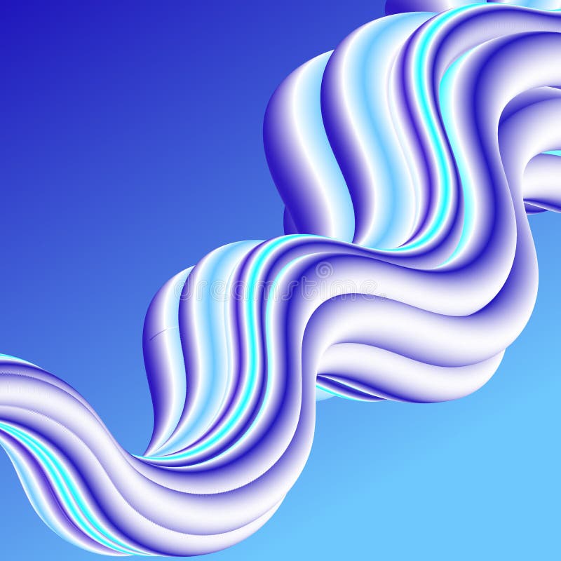 Multicolored Smooth Wave, Presentation Template. Layout for Advertising ...