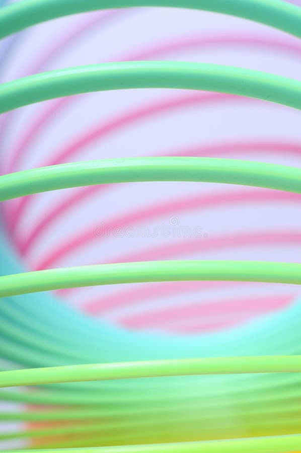 Multicolored spiral spring editorial stock photo. Image of spiral ...