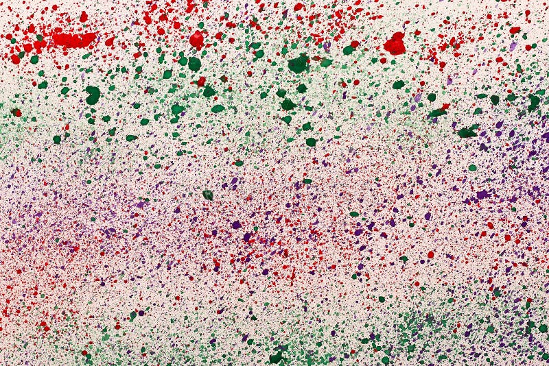 Multicolored Splash on White Paper Stock Image - Image of splash ...