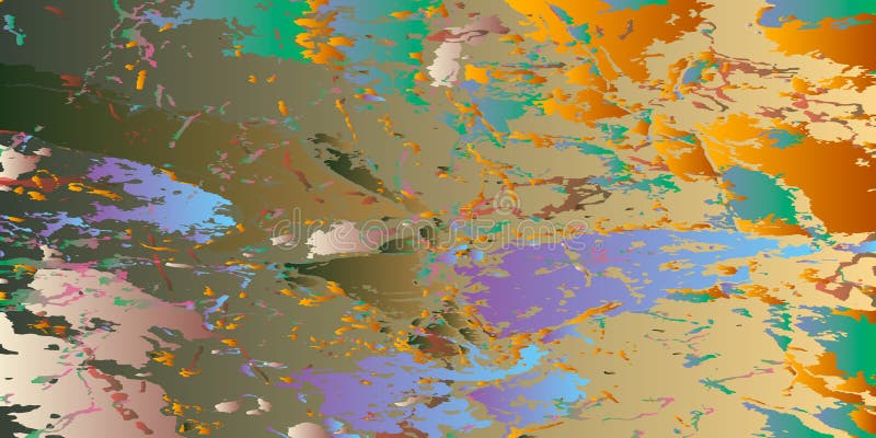 Multicolored Spotted Illustration. Background of Blots and Spots of ...