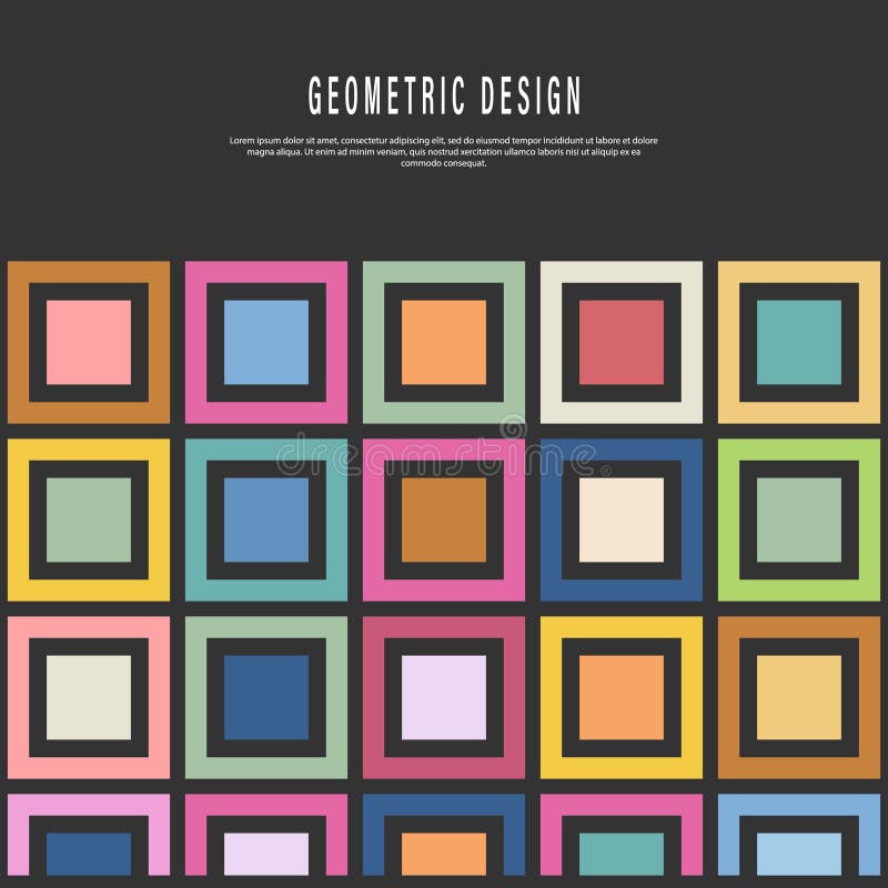 Multicolored Squares. Layout for Background, Cover, Screensaver ...