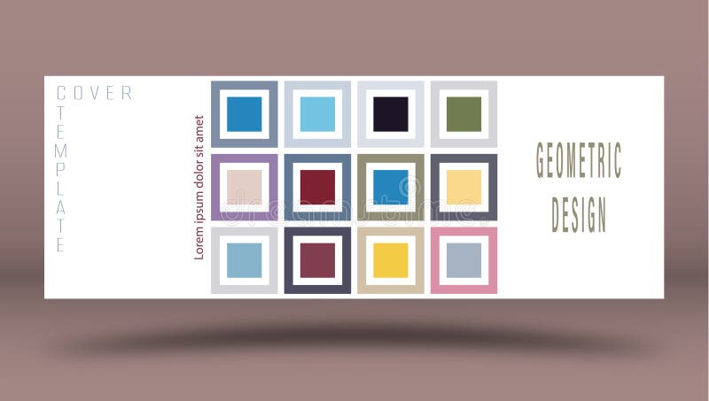 Multicolored Squares. Layout for Background, Cover, Screensaver ...