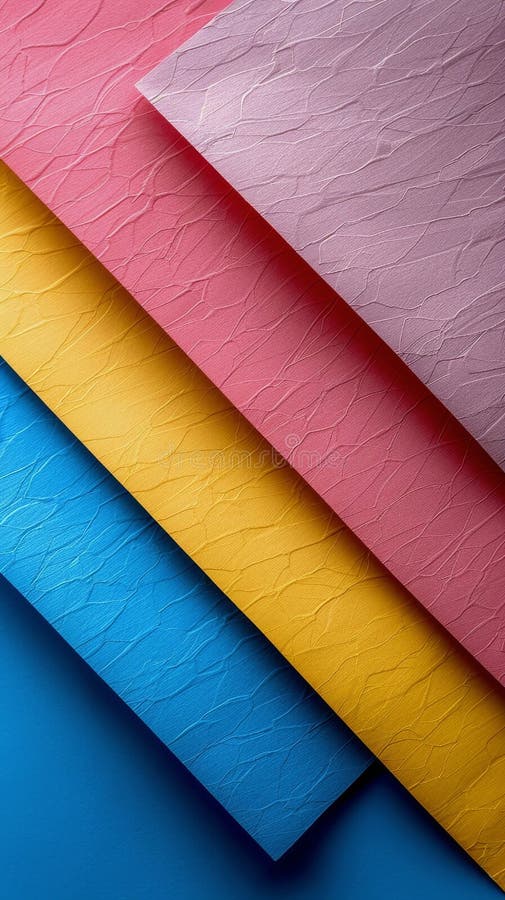 Multicolored Stack of Paper Stock Photo - Image of layers, handmade ...