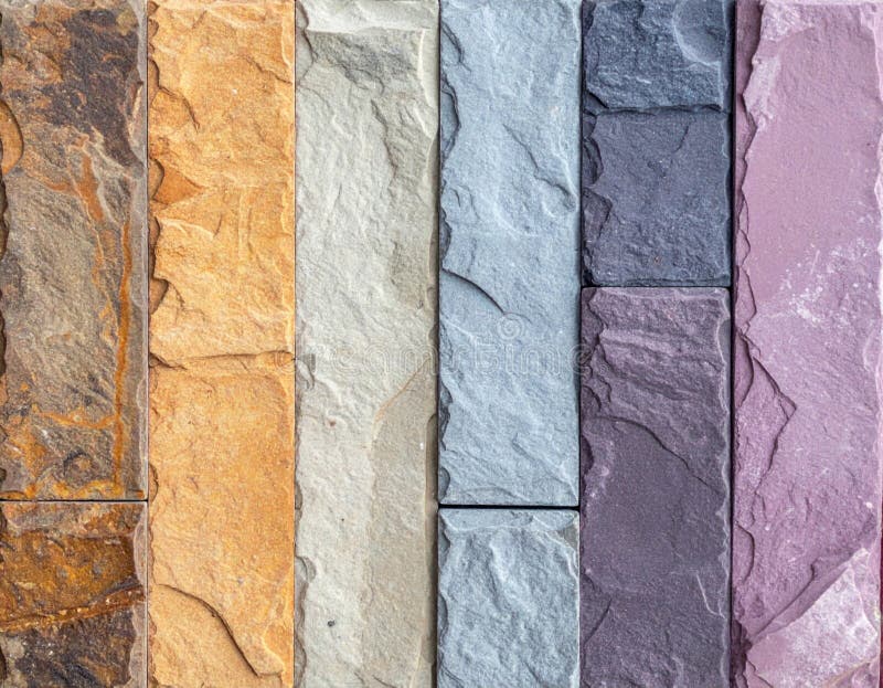 Multicolored Stone Wall Texture Background Stock Illustration ...