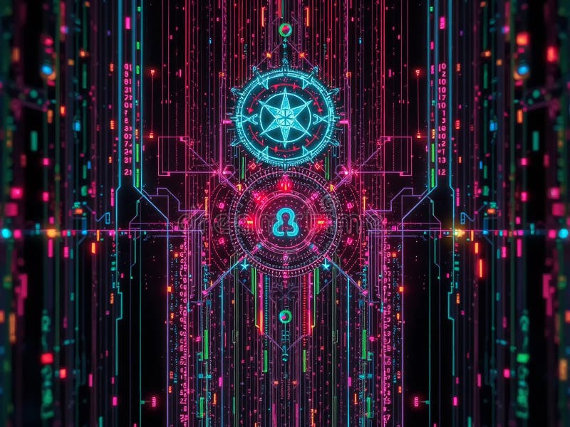 A Multicolored Structural Design of a Glitch in the Matrix with Hidden ...