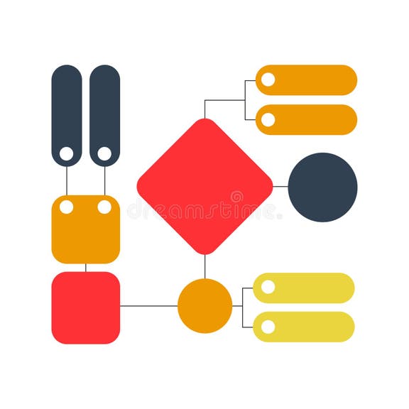 Multicolored Structural Schemes, Diagrams, Web Designs. Business ...