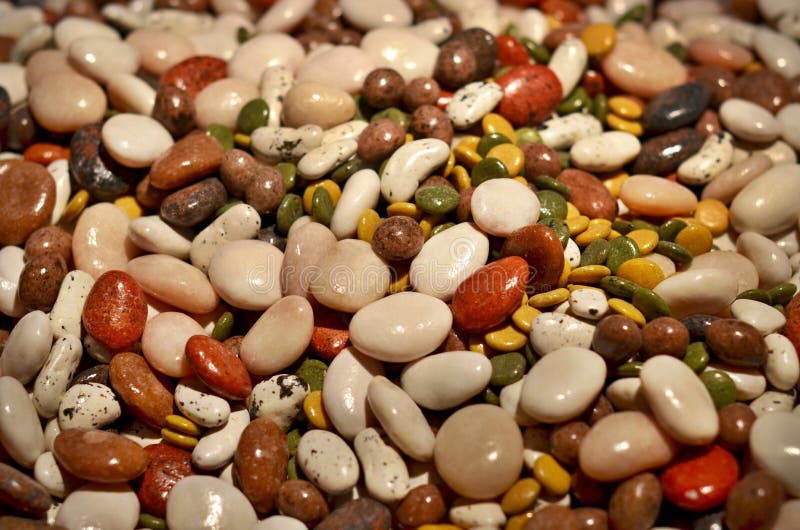 Multicolored Sweets As Stone Pebbles Background Stock Image - Image of ...