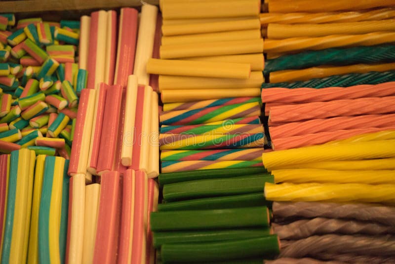 Multicolored Sweets of Different Forms - Marmalade, Marshmallow Stock ...