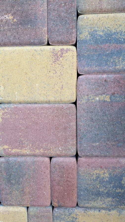 Interlocking Textured Concrete Bricks Stock Photos - Free & Royalty ...