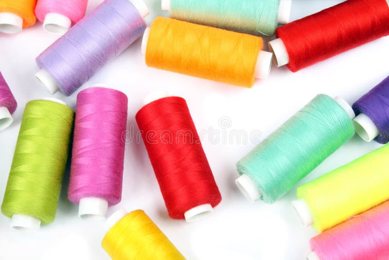 Multicolored threads stock photo. Image of objects, multi - 22962176