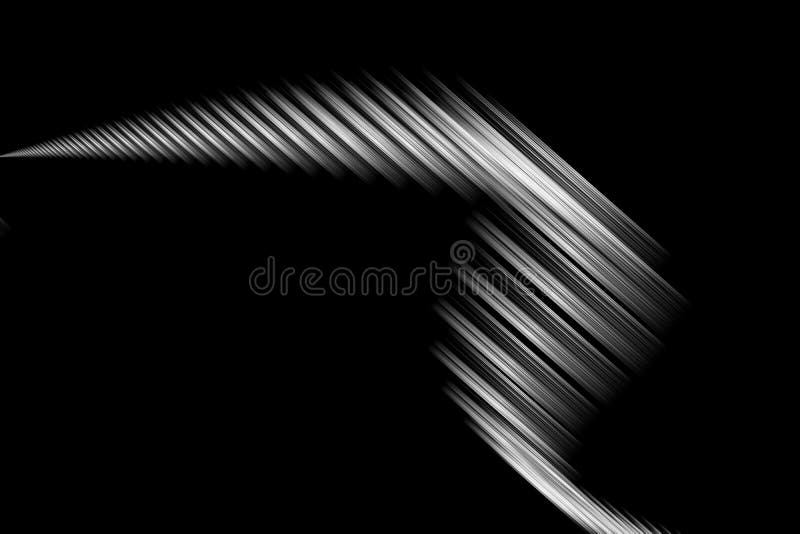 Multicolored Translucent Strips of Light Isolated on a Black Background ...