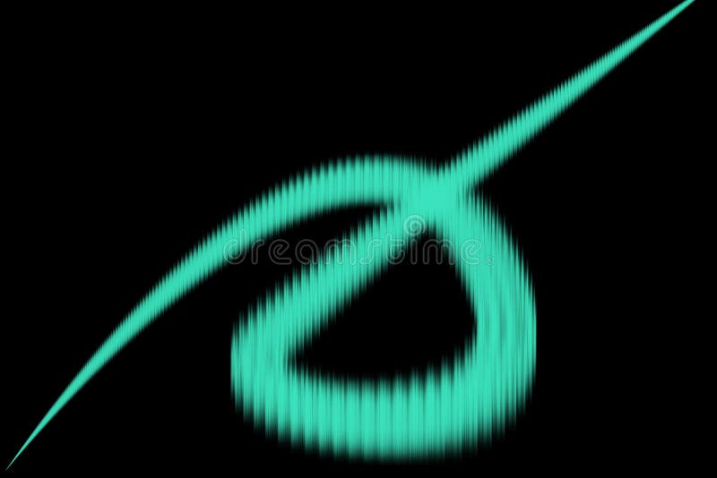 Multicolored Translucent Strips of Light Isolated on a Black Background ...