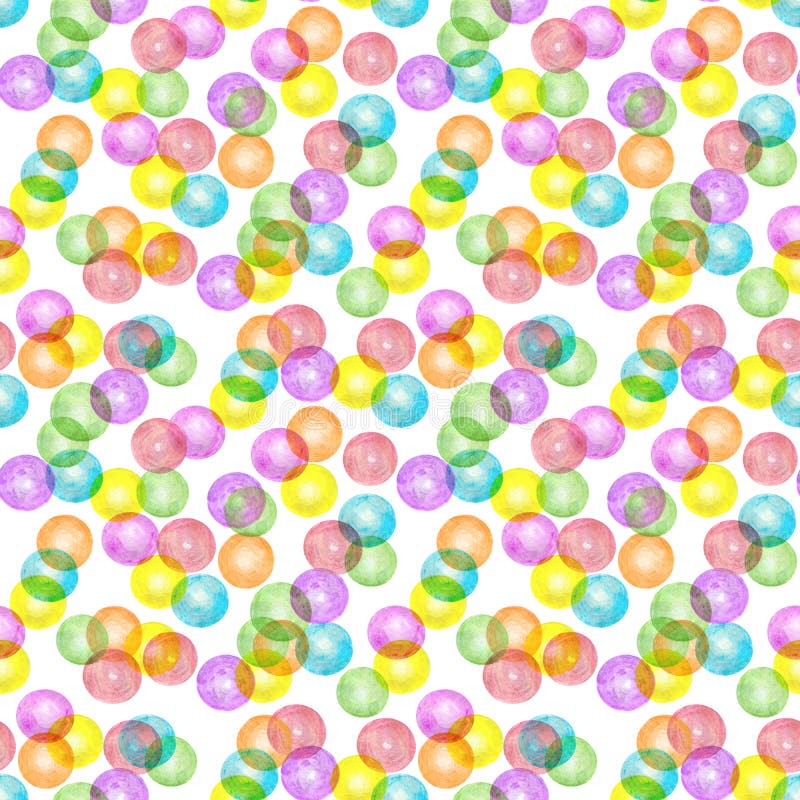 Multicolored Transparent Balls Stock Image - Image of bright, blue ...